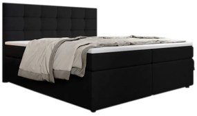 Expedo Čalouněná postel boxspring SALMA + topper, 160x200, inari 100