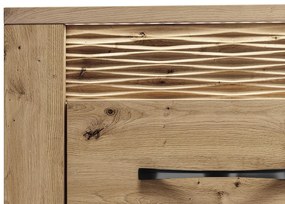 Casarredo - Komfort nábytek Komoda PATENS 4D1S široká  s LED osvětlením,  dub artisan