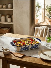 Sinsay - Porcelain baking dish with a floral motif - vícebarevná