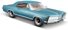 Kovový model maisto 1965 buick riviera, metal modrá