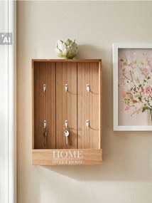 Sinsay - Věšák na klíče s nápisem Home Sweet Home - béžová
