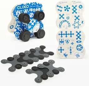 Clixo Designer Black  Grey Magnetická stavebnice / 9ks / od 4 let