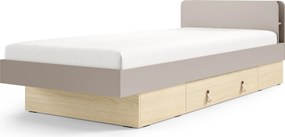Meblar Postel SALERNO SA18 Kombinace barev: Porcini/Dub Mavelie