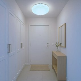 Stropní LED svítidlo Hex, 1x LED 72w, 3000-6000k, (fi 50 cm), w, s ovladačem