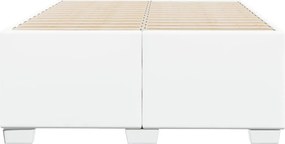 Rám postele bílý 120 x 200 cm umělá kůže 3284553