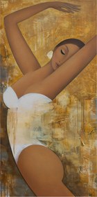 Veronika Švédová | Tanečnice Rám: Černý, Velikost: 40 x 30 cm