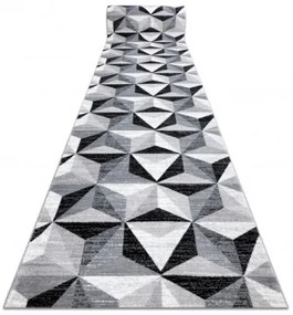 Běhoun ARGENT - W6096 trojúhelníky 3D šedý / černý