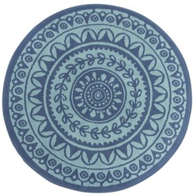Kulatý koberec LUNA 503786/94955 modrý Rozměr: průměr 140 cm