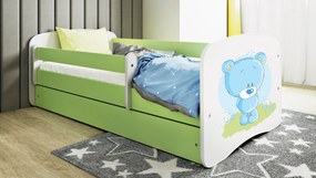 Dětská postel Babydreams medvídek zelená