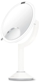 Kosmetické zvětšovací zrcadlo s osvětlením (5x) ø 20 cm Sensor Trio – simplehuman