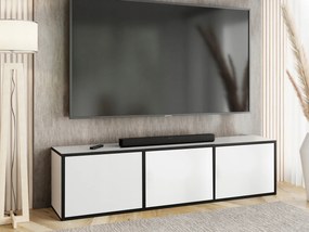 TV skříňka EDI 3 bílý uzavřená TV skříňka s policí