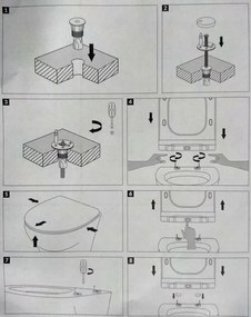 Cersanit Larga Oval, antibakteriální Slim sedátko z duroplastu, bílá, K98-0229