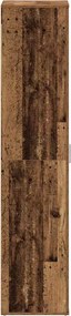 Skříň na obuv 80 x 39 x 178 cm Kompozitní dřevo Staré dřevo 3333873
