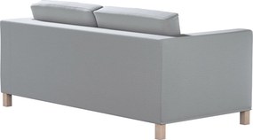 Potah na pohovku IKEA  Karlanda rozkládací, krátký barva šedá látka sametová