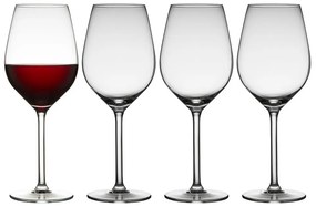 Lyngby Glas Sklenice na červené víno Juvel 50cl (sada 4 ks)