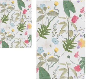 Koupelnové předložky v sadě 2 ks 60x100 cm Floral – Mila Home