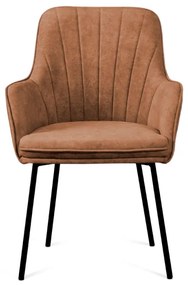 DOLMAR SEDAČKY Jídelní židle - KR-8, různé tkaniny a barvy na výběr Čalounění: oranžová (Uttario Velvet 2965)