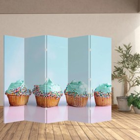 Paraván - Cupcakes (210x170 cm)