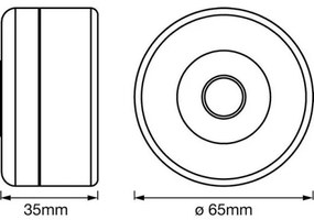 Nábytkové LED svítidlo LEDVANCE DOT-it Touch High White nabíjecí