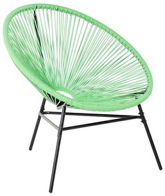 Zelená polyratanová židle ACAPULCO Beliani