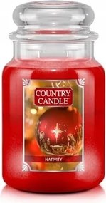 Narození – Country Candle – velká svíčka se dvěma knoty (652 g)