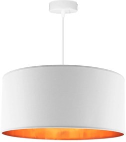 Závěsné svítidlo SHADE, 1x textilní stínítko (výběr ze 4 barev), (výběr ze 3 barev konstrukce), (fi 44cm), G