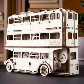 Ugears 3D dřevěné mechanické puzzle Harry Potter Rytířský autobus / od