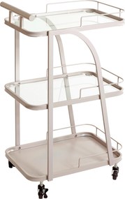 XXXLutz SERVÍROVACÍ VOZÍK, světle šedá, 35/45/79 cm - Barové vozíky - 001931021302