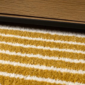 Dywany Łuszczów, Kusový koberec Fusion 0240 cream/yellow, 80x150, vícebarevná, kancelář