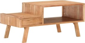 Konferenční stolek 100 x 50 x 45 cm masivní akáciové dřevo 287867