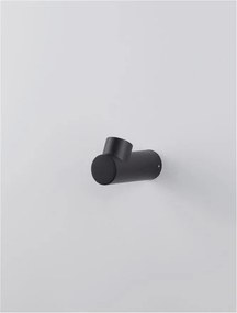 NV 9136176 Venkovní nástěnné svítidlo BRICE černý hliník skleněný difuzor Osram LED 6W 3000K 220-240V IP54 - NOVA LUCE