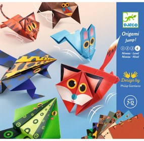 Origami skládačka - skákající zvířátka