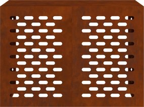 vidaXL Ochrana klimatizace Stříbrná 100 x 50 x 70 cm [865903] Barva: antracitová