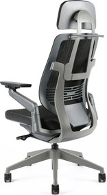 Kancelářská ergonomická židle Office Pro KARME MESH — více barev Zelená žíhaná