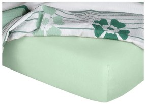 Dadka Jersey prostěradlo mentol A  Jersey prostěradlo mentol 90x200x25 cm