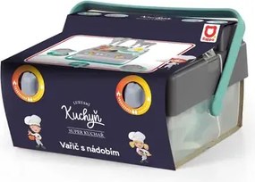 RAPPA Kuchyňský set vařič a nádobí / Dětská kuchyňka / příslušenství /