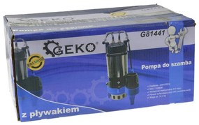Kalové čerpadlo 230V, 550W, GEKO G81441