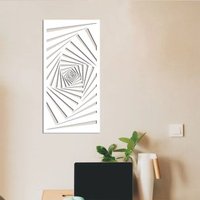 dřevo života Dřevěný dekorační panel na zeď SCHODIŠTĚ Rozměry (cm): 30x60, Barevný vzor: Bílá