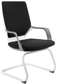Office 360 Černá látková konferenční židle Apollon