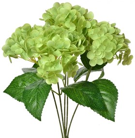 Zelená umělá květina hortenzie Hydrangea - 23*23*45 cm