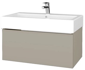 Dřevojas Koupelnová skříň VARIANTE SZZ 80 Varianta: N01 Bílá lesk / L03 Antracit vysoký lesk