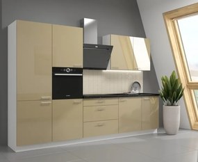 Kuchyňská linka LARA cappuccino sestava: 320 cm