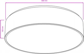 BRILAGI - Koupelnové stropní svítidlo POOL 4xE27/15W/230V pr. 50 cm IP54 černá