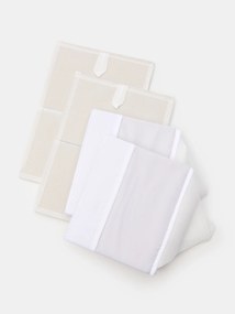 Sinsay - Skládací organizéry do skříně 2 pack - bílá