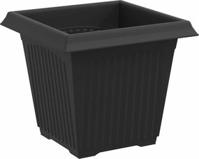 Květináče 24 ks Černá Plast 3403311