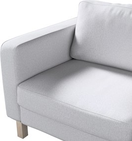 Potah na pohovku IKEA  Karlstad 2-místná, nerozkládací, krátký barva šedá látka pletený vzor