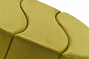 Atelier del Sofa Taburet Alya Puf - Green, Zelená
