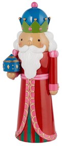 X-MAS Soška krále Melichar 20 cm - červená