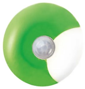 ACA Lighting LED dětská noční lampička do zásuvky UFO 0,4W/230V/6000K, soumrakový senzor, zelená