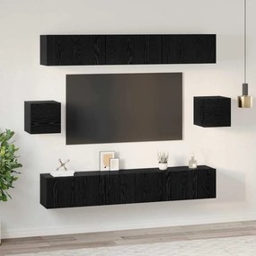 Sestava TV skříněk 8 ks Černý dub Kompozitní dřevo 3393154